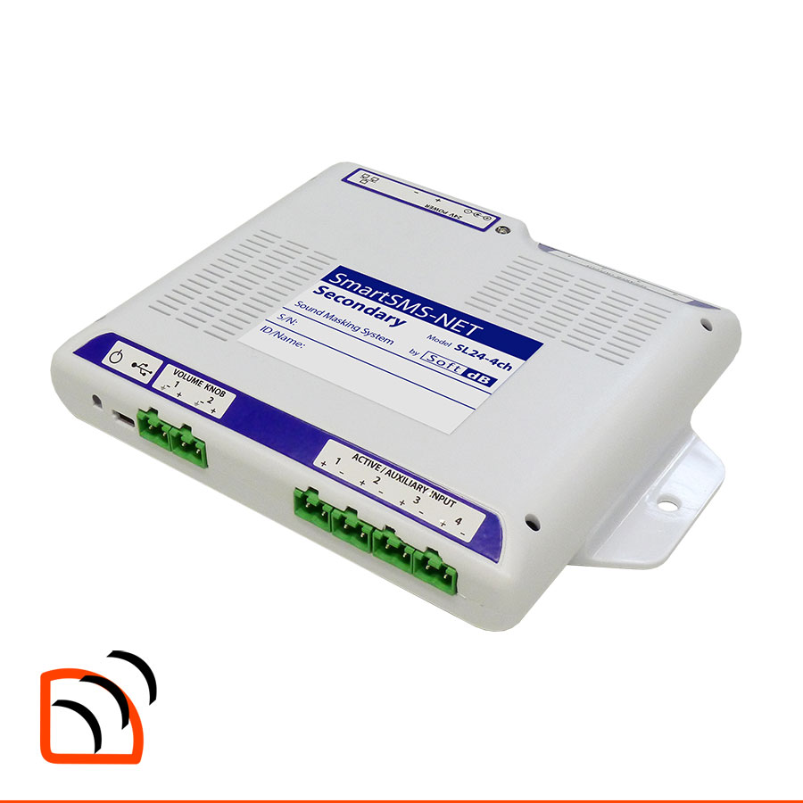 SL24-4ch Controller Networked Sound Masking System | Sound Directions ...